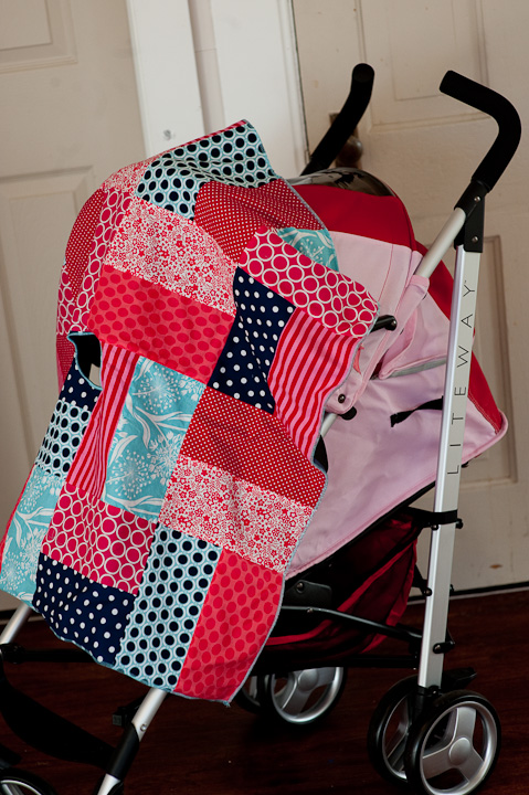 stroller blanket » Needles and a Pen
